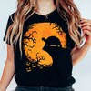 Funny Honey Badger Halloween Shirt, Spooky Honey Badger Silhouette ...