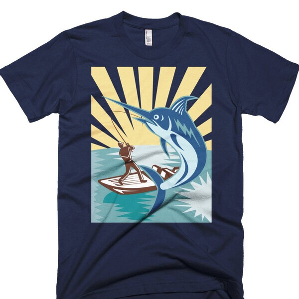 Marlin Fishing Shirt - Etsy