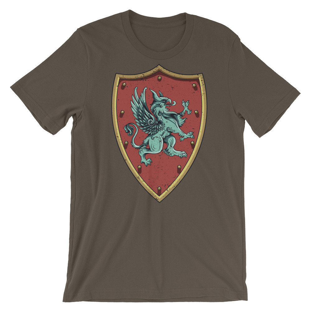 Griffin Shirt | Griffin Coat of Arms | Gryphon Sigil Shirt | Medieval ...