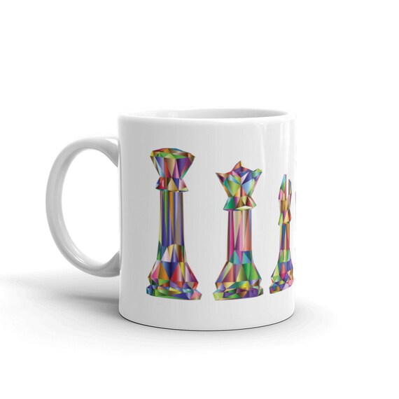 Chess Coffee Mug Chess Pieces Coffee Mug Coffee Cup | Etsy
