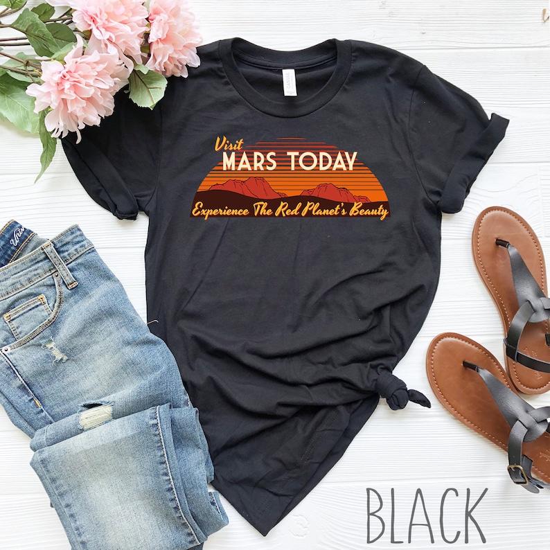 Visit Mars Shirt | Space Travel Shirt | Space Shirt | Outer Space Shirt ...
