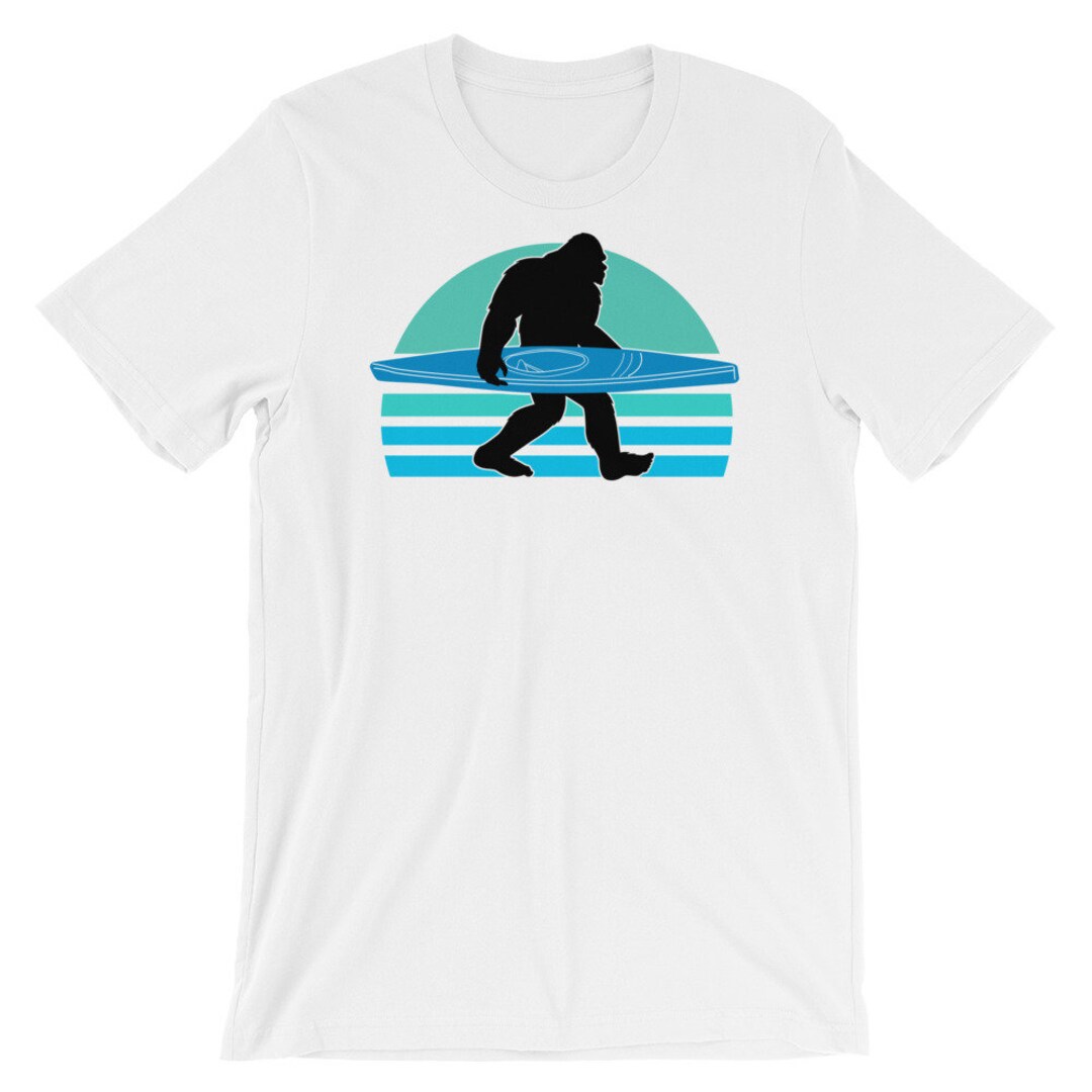 Bigfoot Kayak Shirt | Kayaking Gift | Funny Bigfoot Shirt | Sasquatch ...
