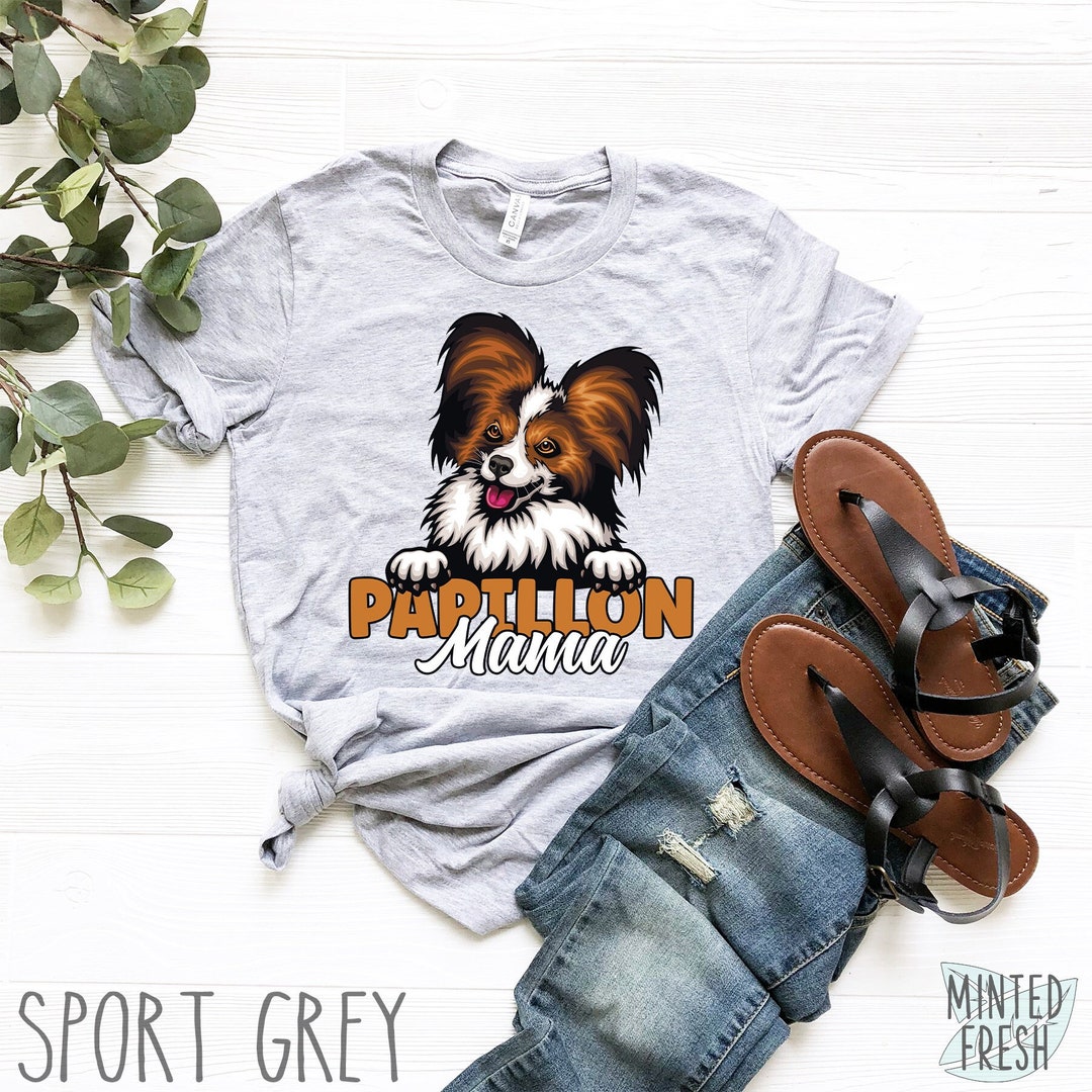 Cute Papillon Mama Shirt, Papillon Mom Shirt, Gift for Papillon Owner ...