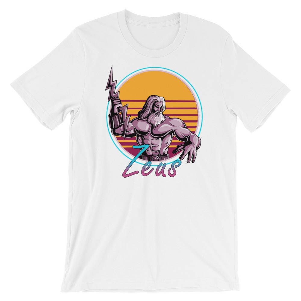 Zeus T-Shirt Retro 80s Shirt Greek Mythology T-Shirt | Etsy