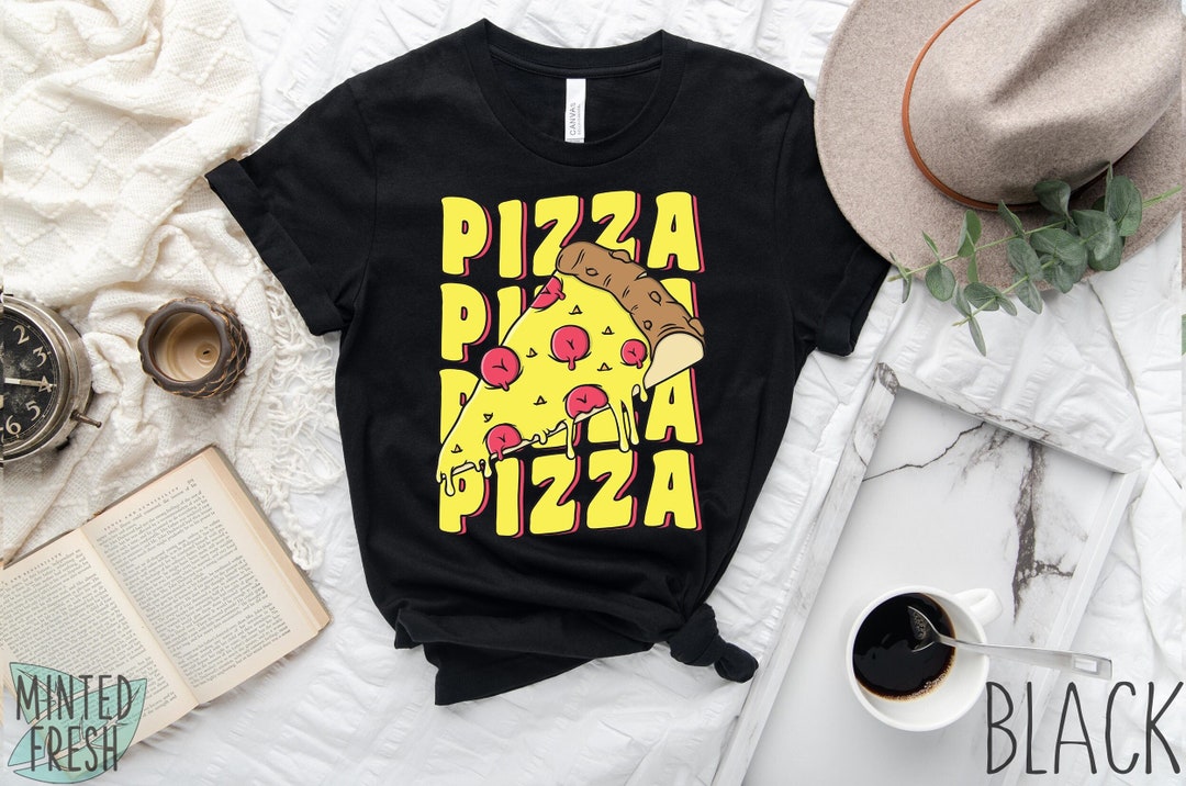 Groovy Pizza Shirt, Pizza Slice Melted Cheese Shirt, Pizza Party Shirt ...