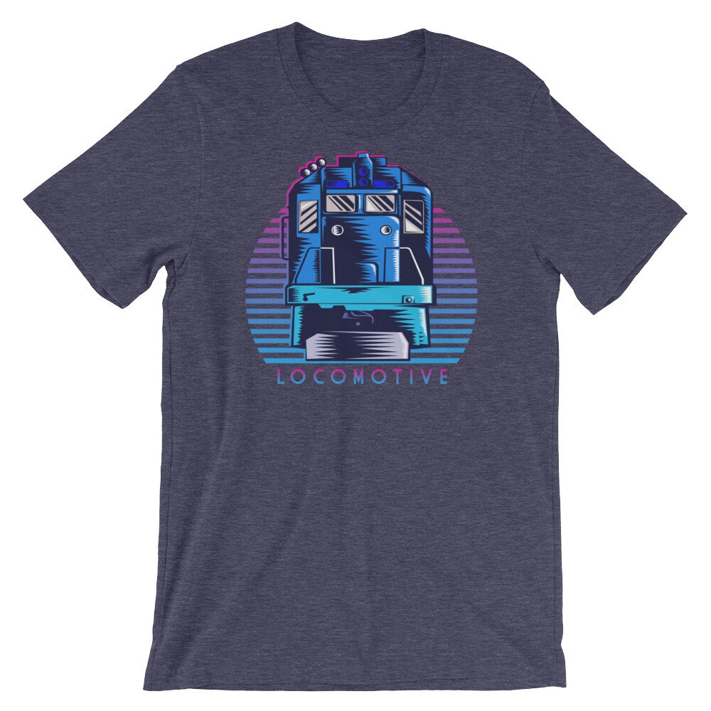 Freight Train Shirt | Locomotive Shirt | Retro 80s Shirt | Vintage ...