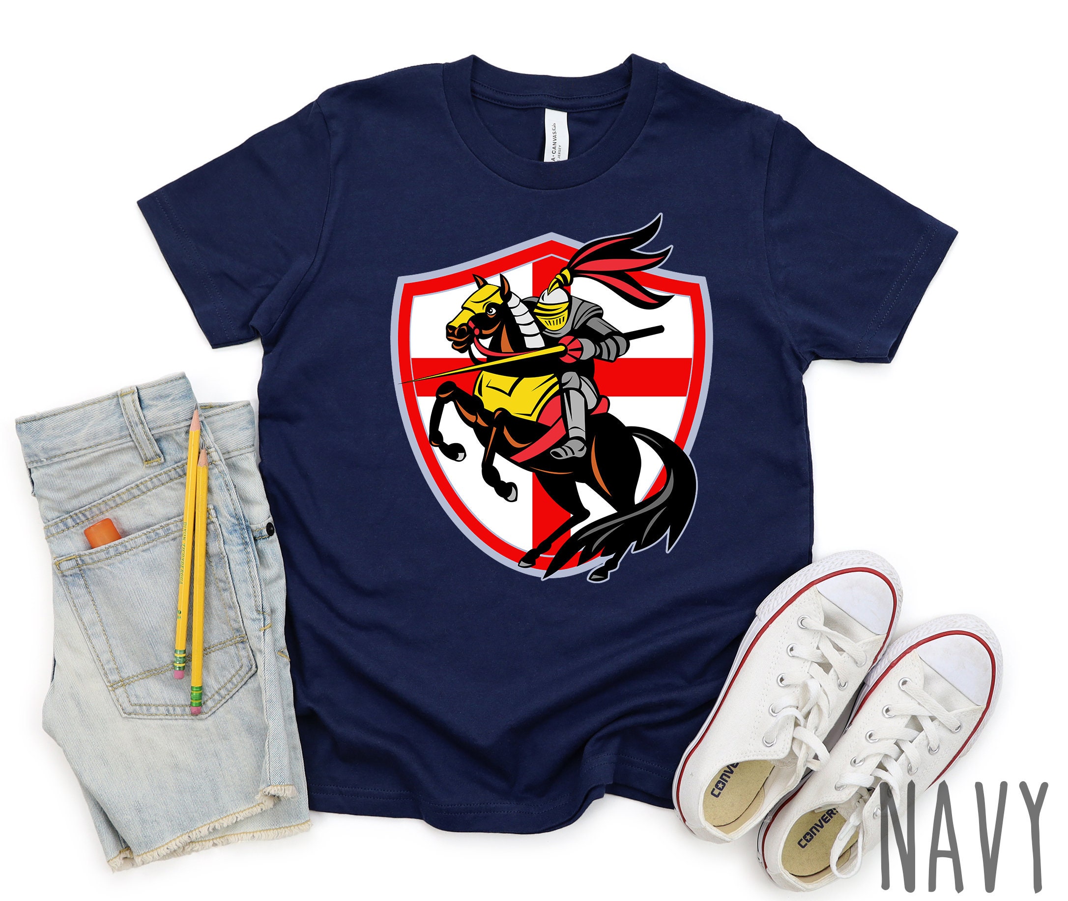 Medieval Knight T-shirt Jousting T-shirt Boys Knight Shirt - Etsy