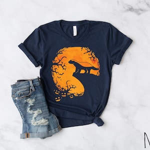 Funny Honey Badger Halloween Shirt, Spooky Honey Badger Silhouette ...