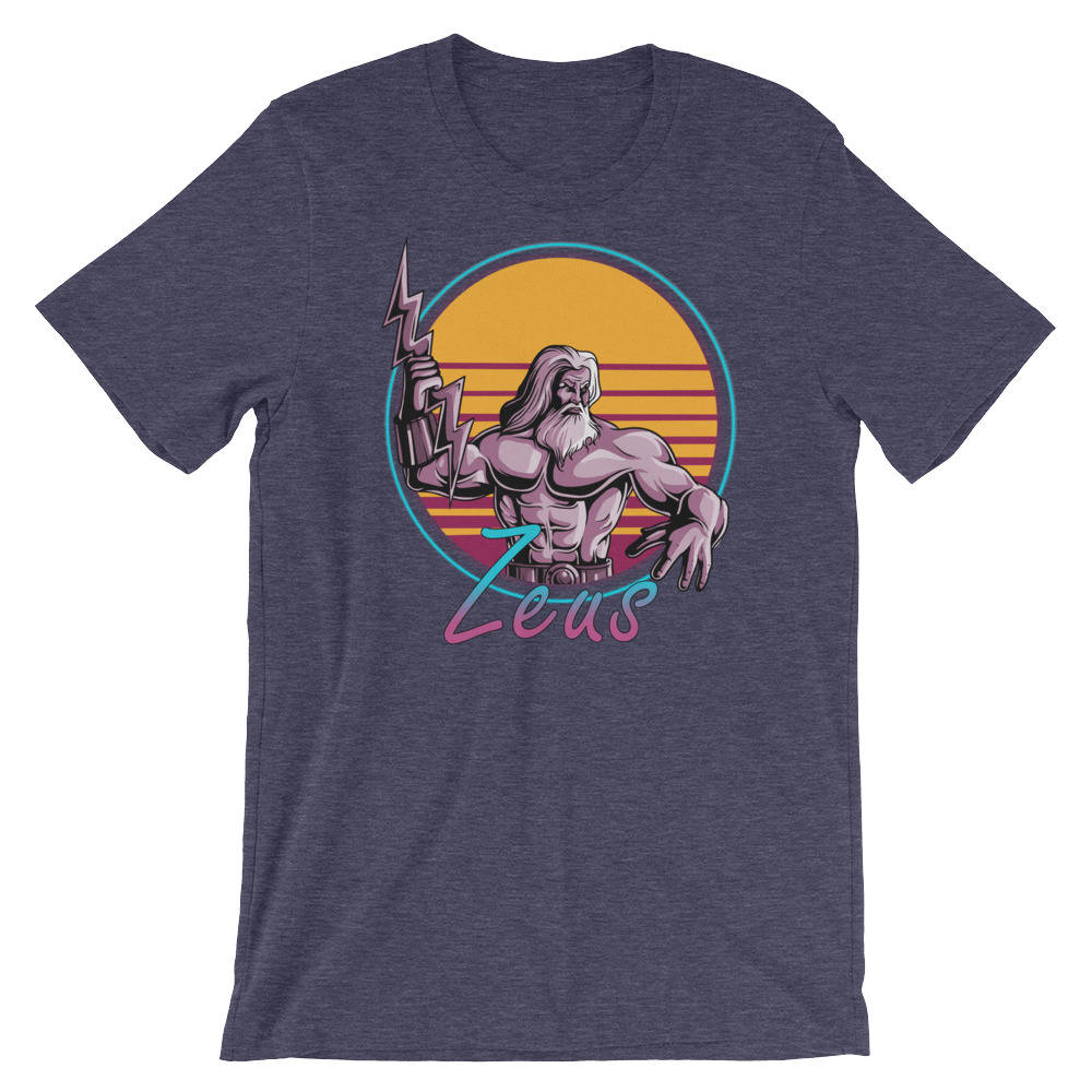 Zeus T-Shirt Retro 80s Shirt Greek Mythology T-Shirt | Etsy