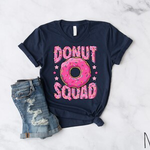 Donut Squad Shirt, Matching Donut Party Shirt, Pink Donut With ...
