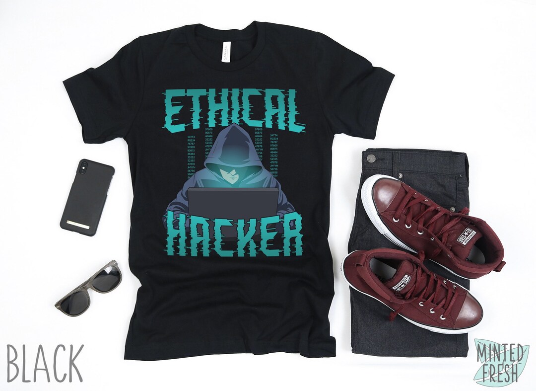 Ethical Hacker Shirt, Funny Cyber Security Shirt for Men, Computer ...