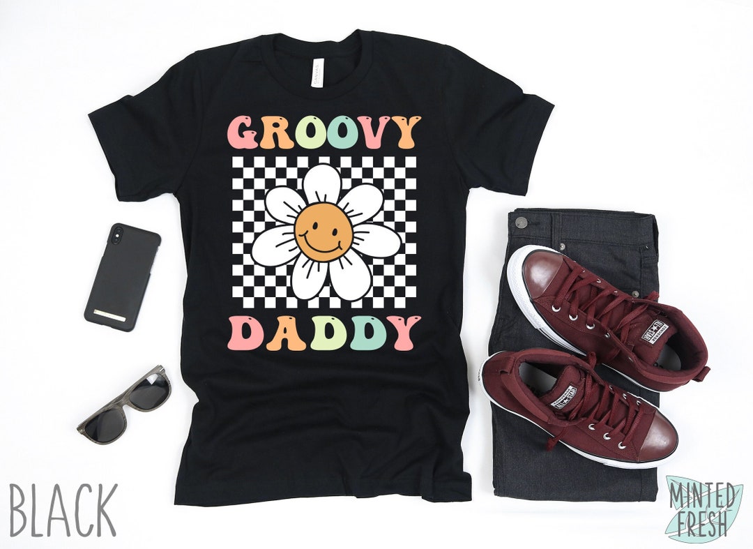 Groovy Daddy Shirt, 70s Daisy Flower Shirt, Retro Groovy Dad Shirt ...