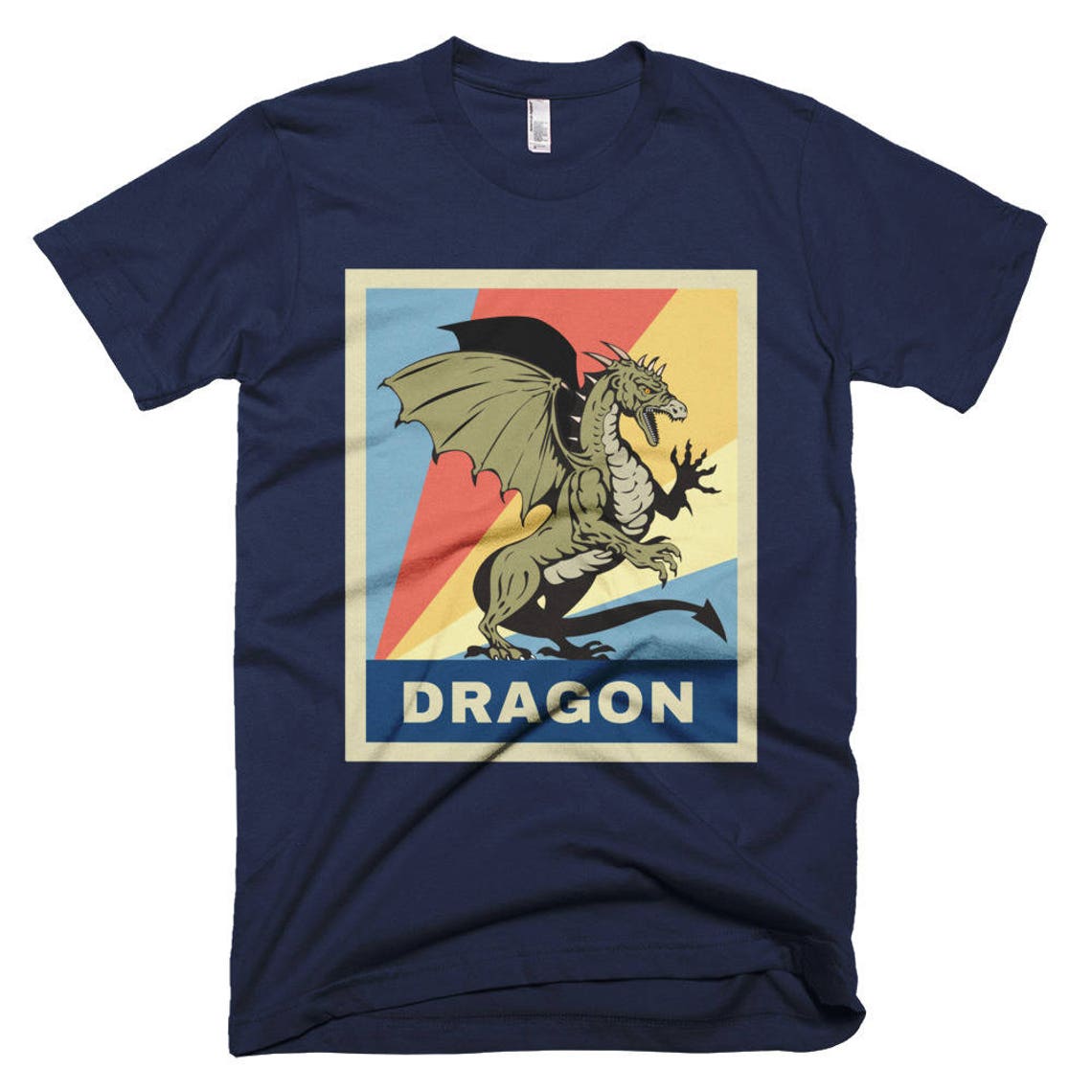 Retro Dragon Shirt Winged Dragon Dragon T-Shirt Dragon | Etsy