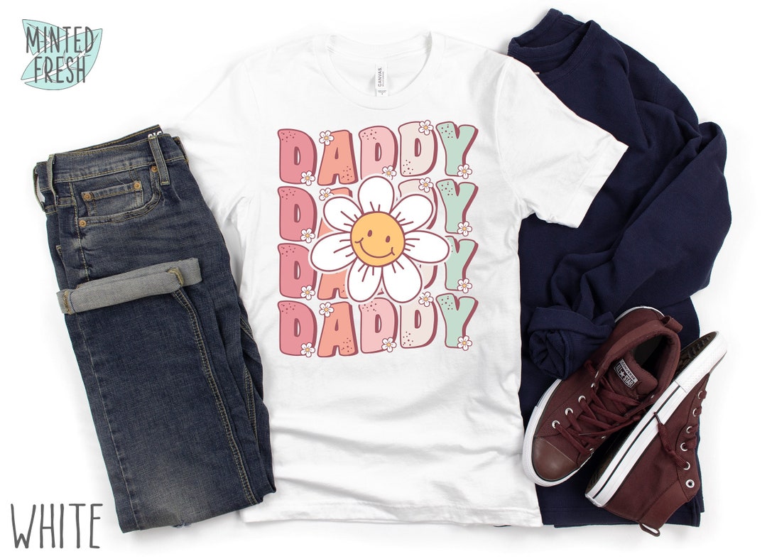 Groovy Daddy Shirt, 70s Daisy Flower Shirt, Retro Groovy Dad Shirt ...