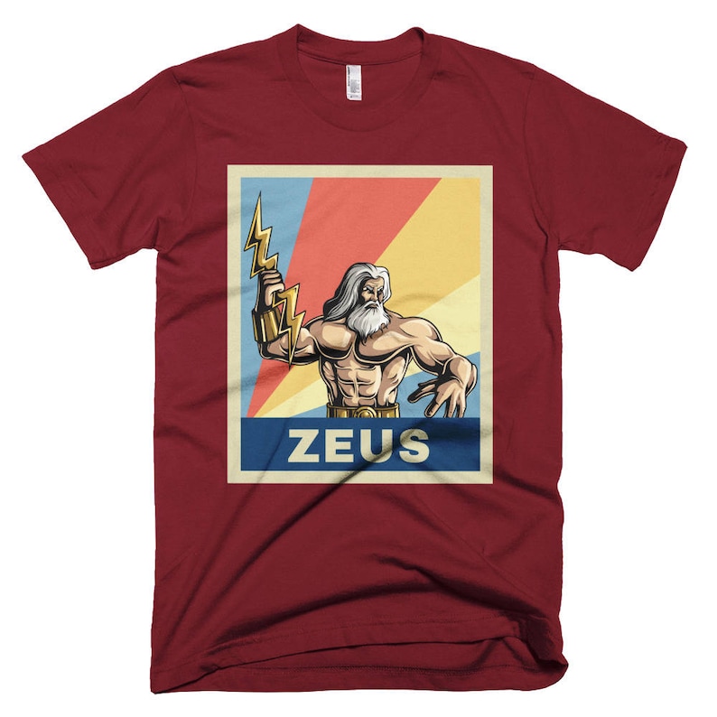 Zeus Shirt | Greek Mythology Shirt | Vintage Zeus Shirt | Retro ...