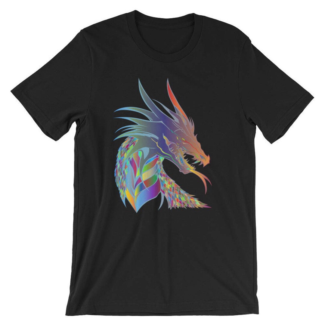 Dragon Shirt | Winged Dragon | Dragon T-shirt | Prismatic Dragon ...