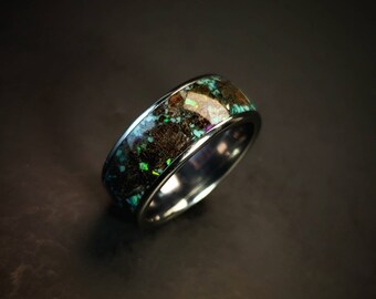 Tyrannosaurus Rex Fossil & Turquoise Ring Authentic T-Rex | Etsy