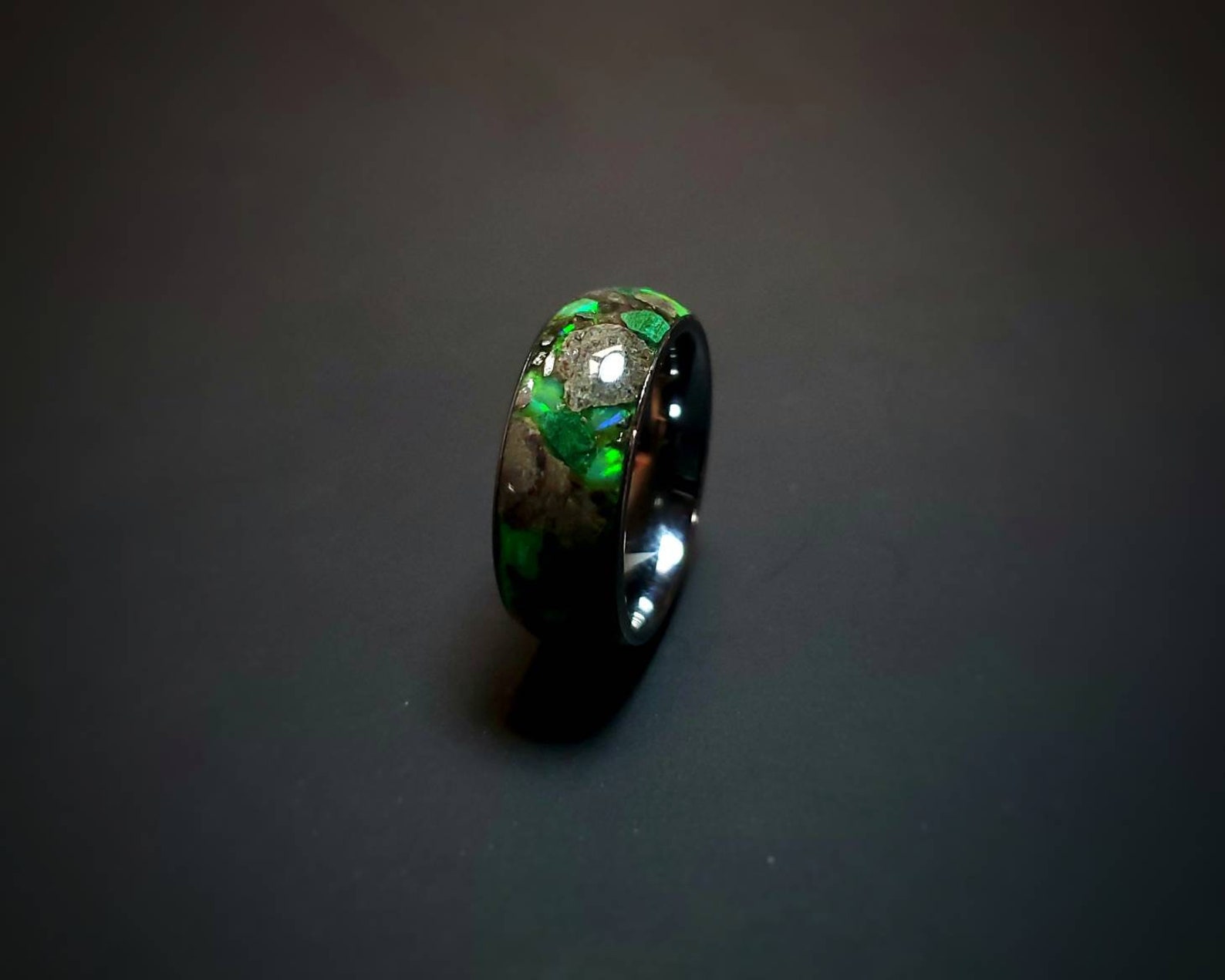 Authentic Stegosaurus Fossil Bone Opal Malachite Green Glow - Etsy