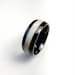 Blue Moon Authentic Lunar Meteorite Moon Dust Ring Black Tie - Etsy