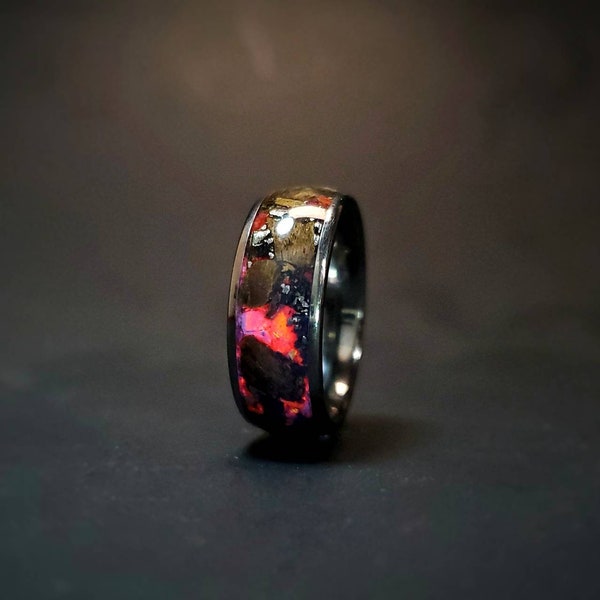 Red Glow Ring - Etsy