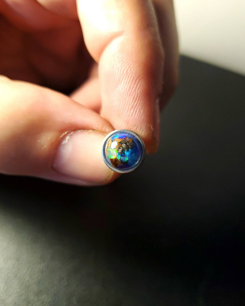 Galaxy Rex Tyrannosaurus Rex Dinosaur Bone Meteorite Ring & | Etsy