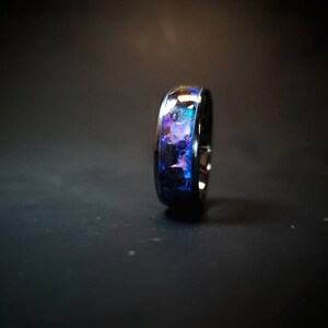 Galaxy Rex, Unique Tyrannosaurus Rex Dinosaur Bone, Meteorite Ring ...