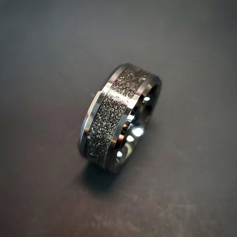 Meteorite Ring - Etsy