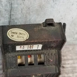 Vintage Slot Machine Pencil Sharpener Golden Eagle Slot Machine Made in ...