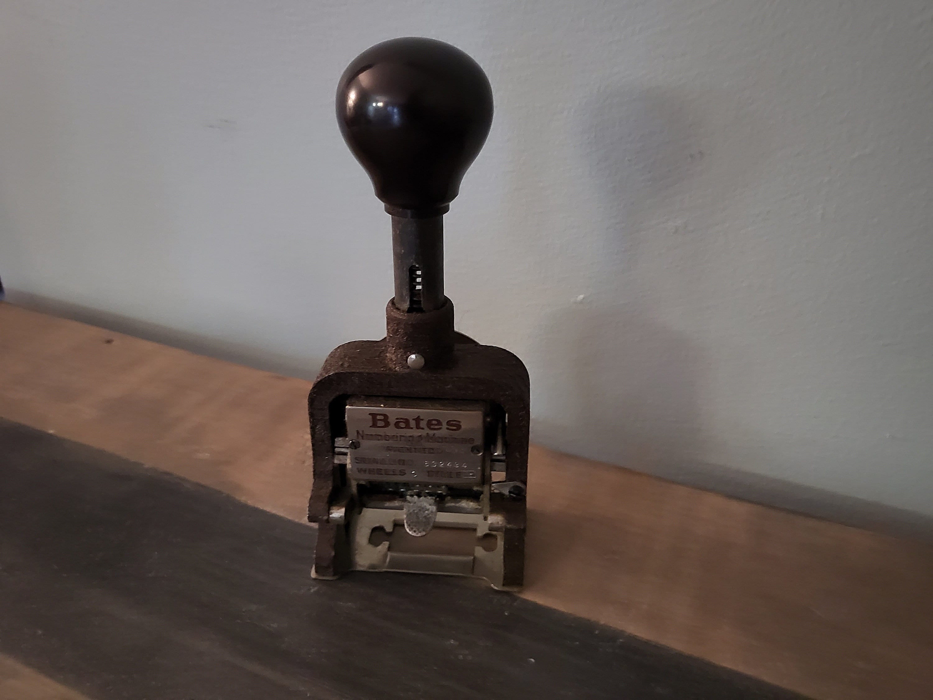 Vintage Bates Eight Movement Numbering Machine Orange, NJ USA - Etsy