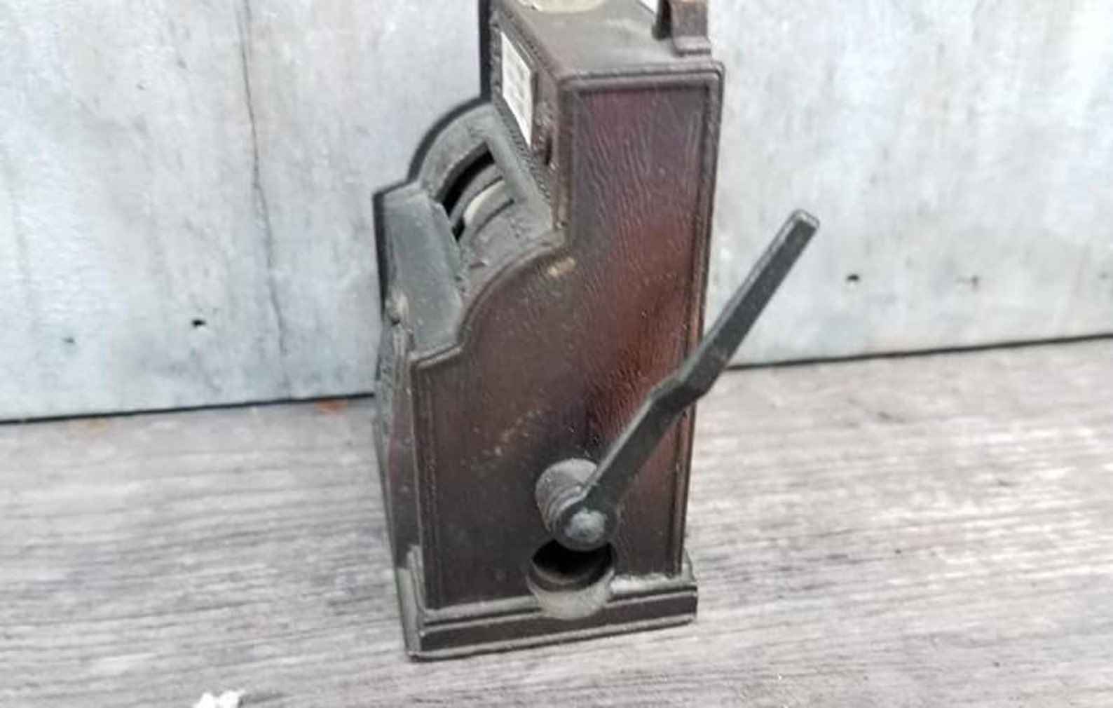 Vintage Slot Machine Pencil Sharpener Golden Eagle Slot Machine Made in ...