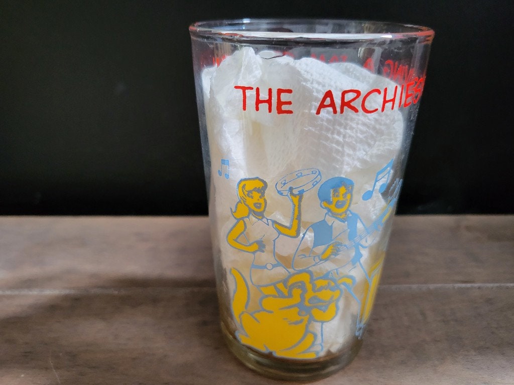 Vintage Archie Comic Juice Glass the Archies Having a Jam Session - Etsy