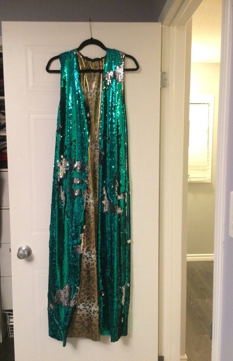 Stunning Goddess Robe/ Sequined Cloak/ Sparkly Robe/ Festival Robe ...