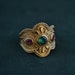 Multistone Byzantine Ring. 925 Silver Byzantine Ring With Gemstones ...