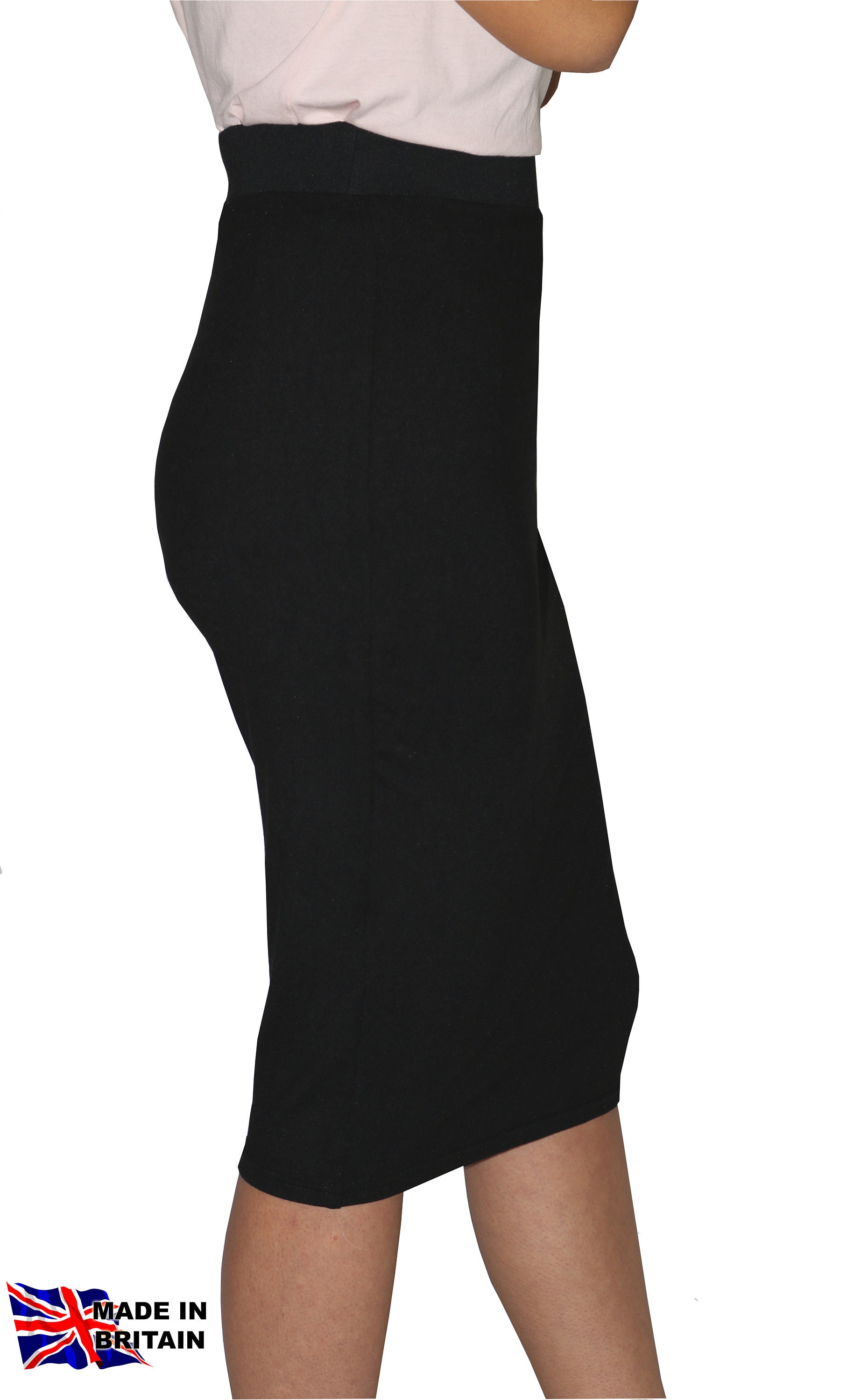 Jersey Plain Pencil Skirt - Etsy
