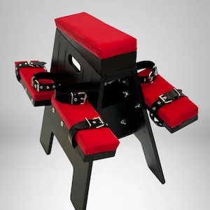 BDSM Wooden Padded Bench Dungeon Furniture Flogger Bondage Spanking ...