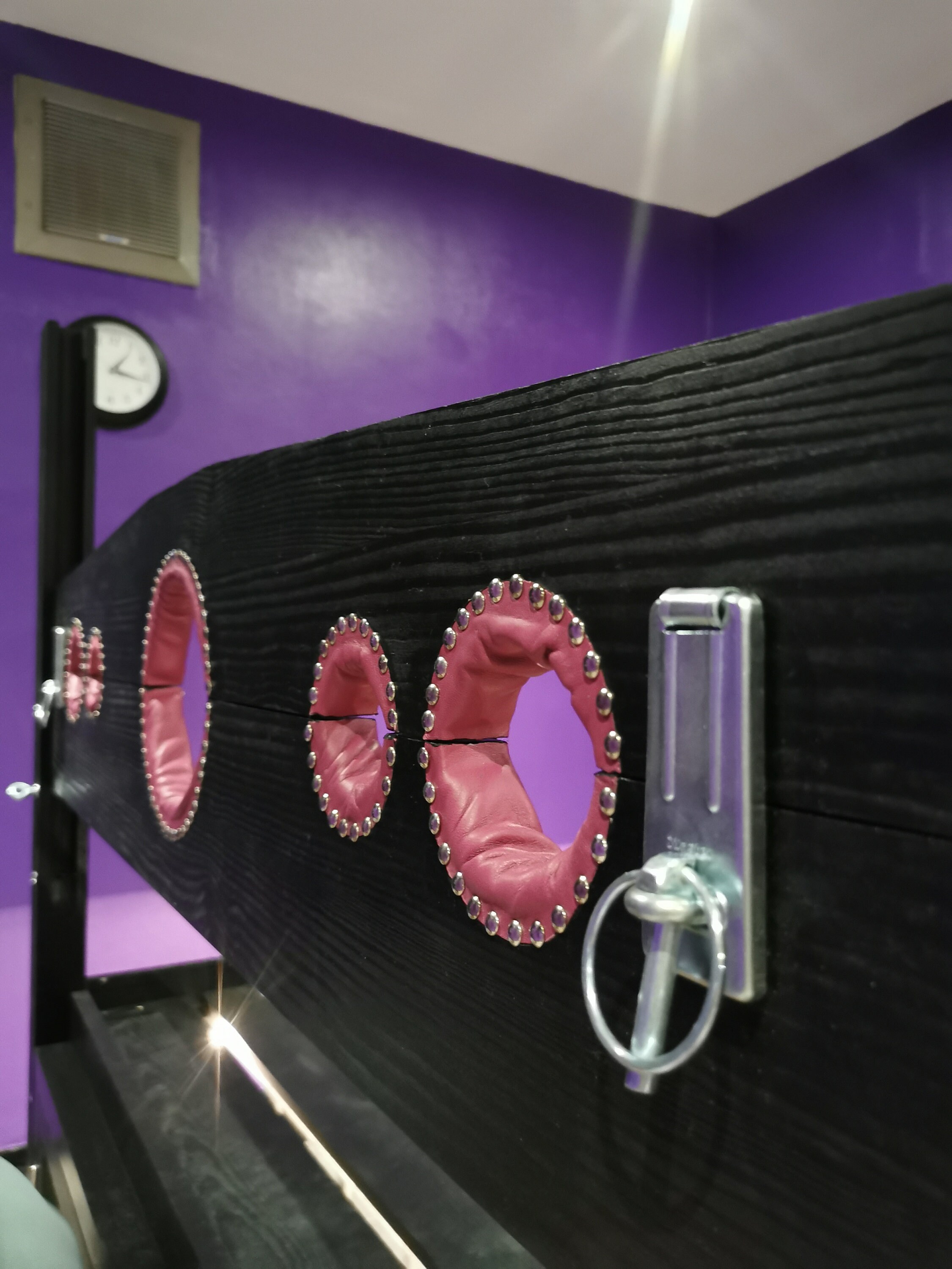 Bondage Bed With Cage And Light Bedroom Fetish Bed Fetish Toys Bondage