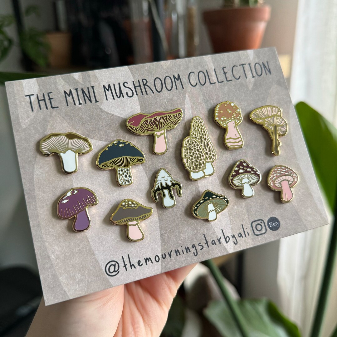 Mini Mushroom Collection Full Set - Etsy