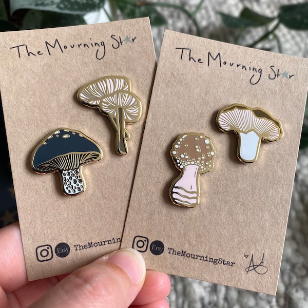 Mushroom Pin - Etsy