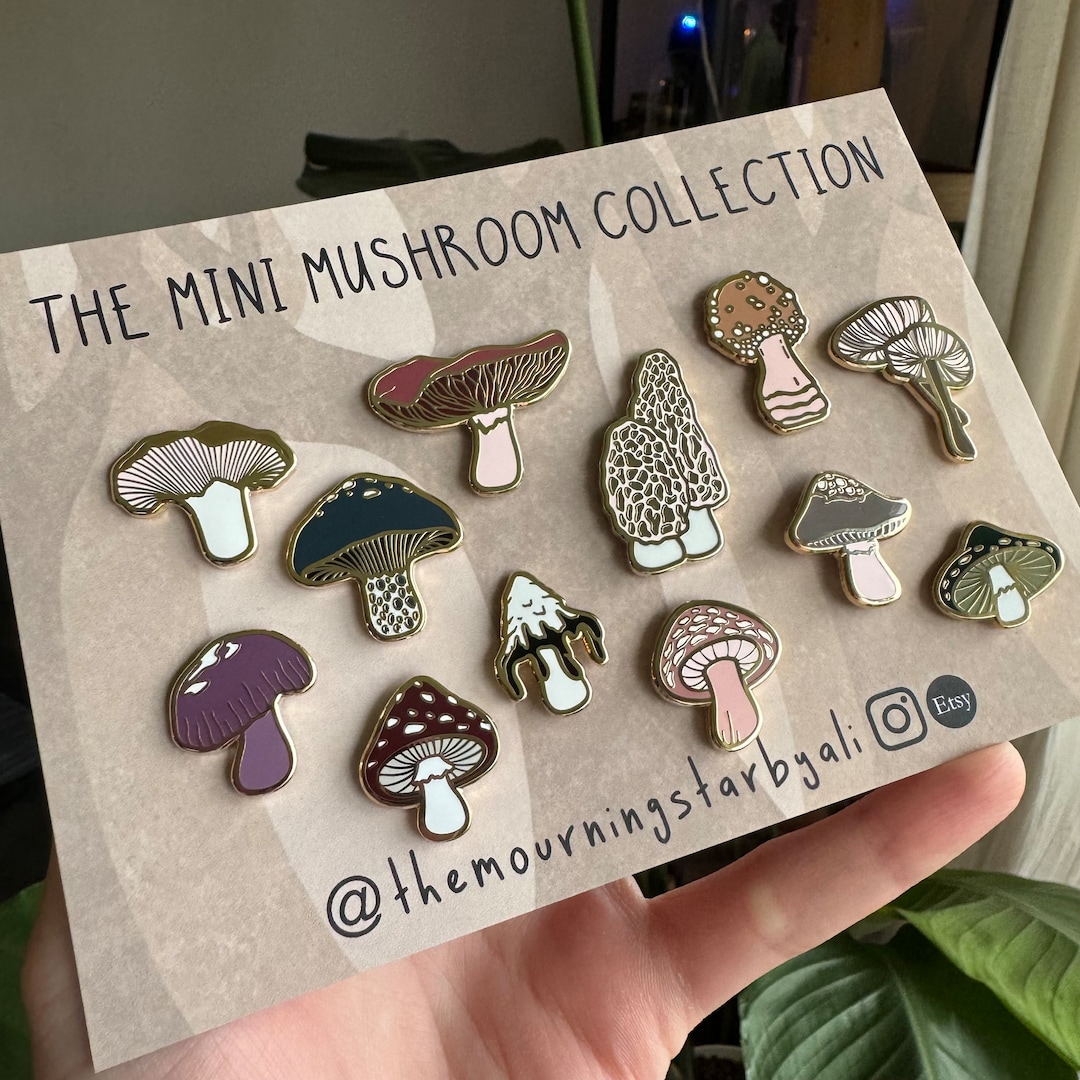 Mini Mushroom Collection Full Set - Etsy