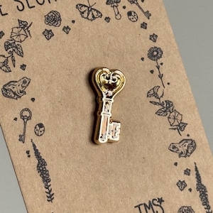 Mini Key Enamel Pin - Etsy