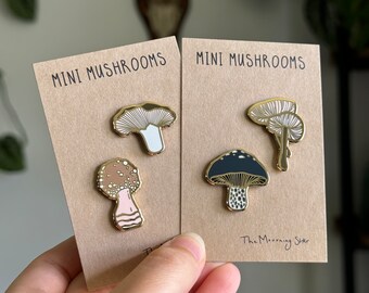 Mushroom and Veggies Enamel Pin | Limited Edition - Etsy