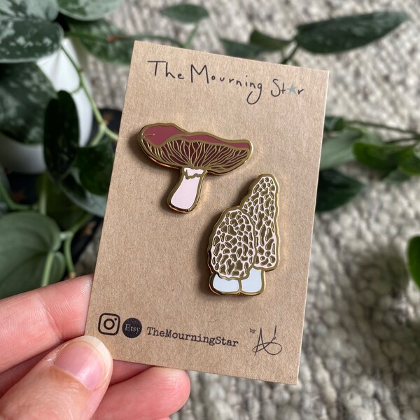 Mushroom Pin - Etsy