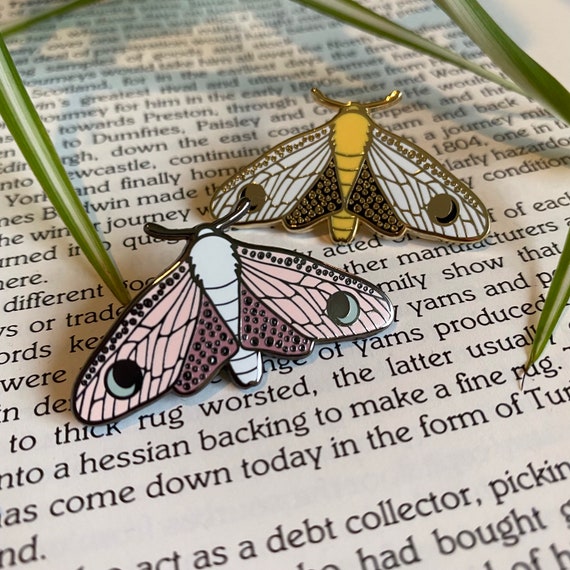 Giant Leopard Moth Enamel Pin | Etsy