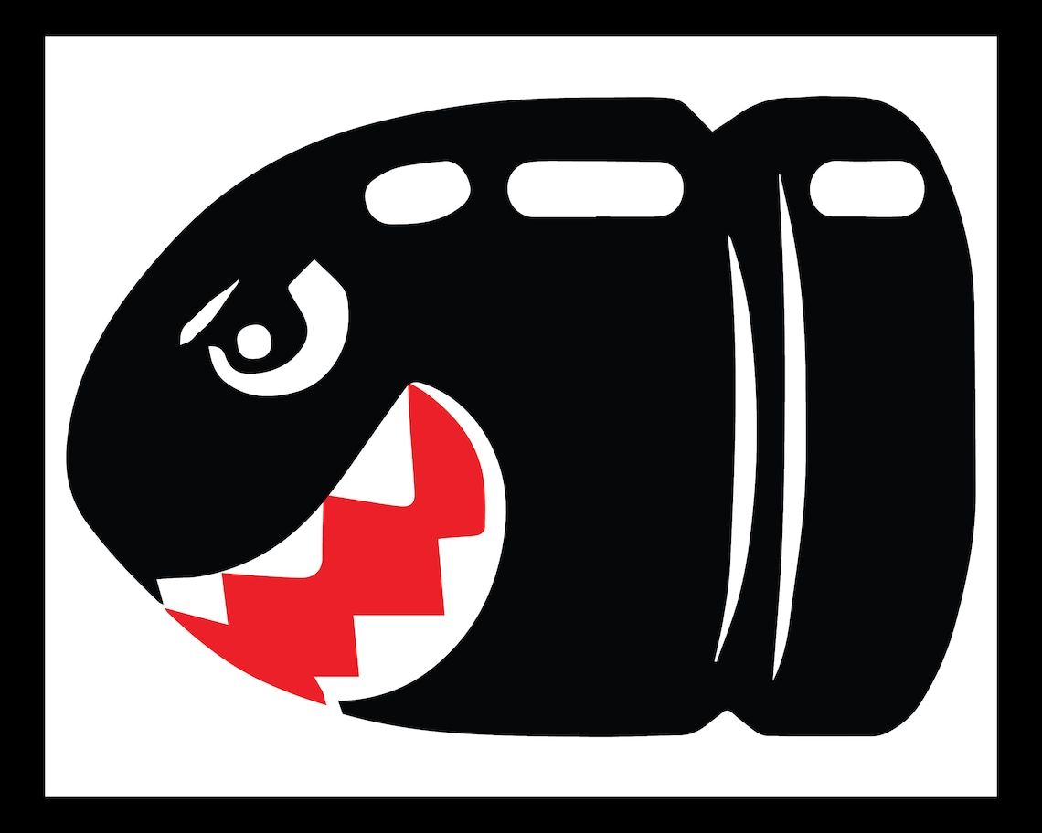 Super Mario Luigi Bullet Bill Bowser Characters SVG/DXF/PNG Digital ...