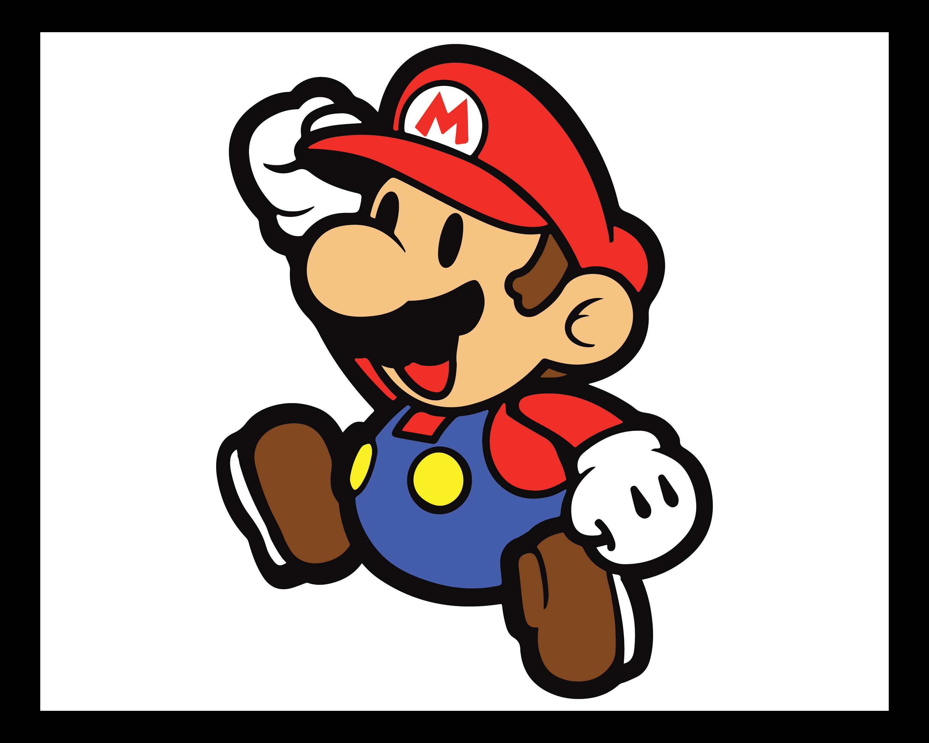 Super Mario Luigi Bullet Bill Bowser Characters SVG/DXF/PNG Digital ...
