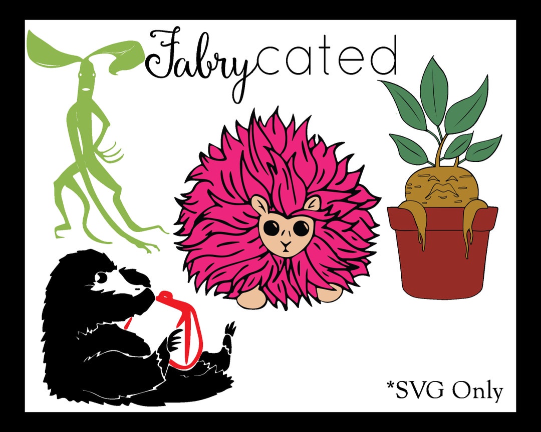 Fantastic Beasts and Where to Find Pygmy Puff Mandrake Root Niffler ...