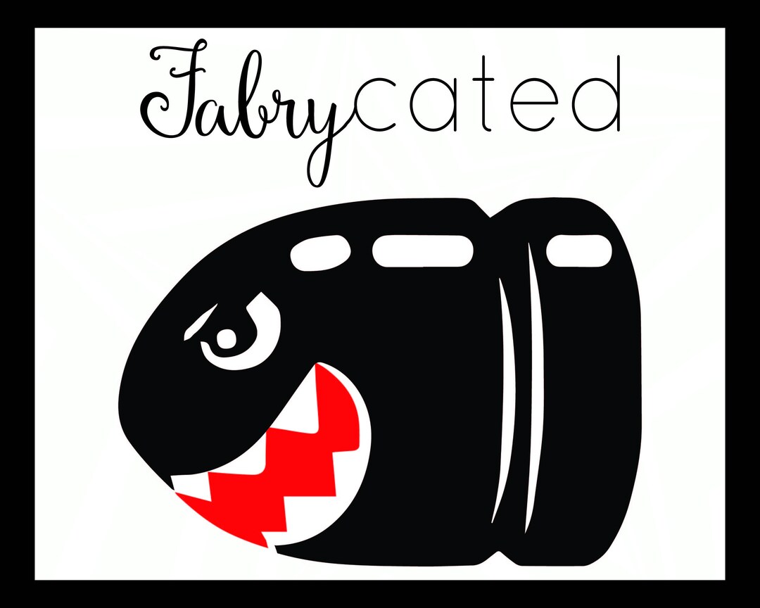 Bullet Bill Digital Download Perfectly Layered SVG/DXF/PNG Digital ...