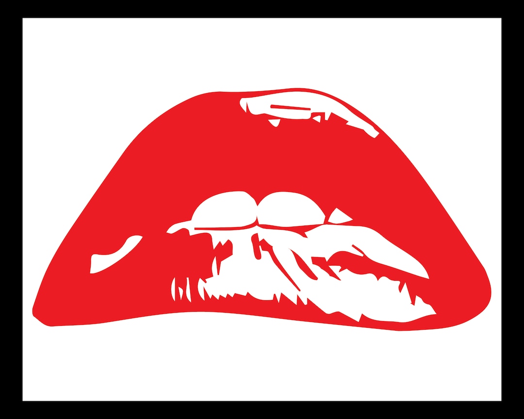Rocky Horror Picture Show Lips SVG/DXF/PNG Digital Download for Die ...
