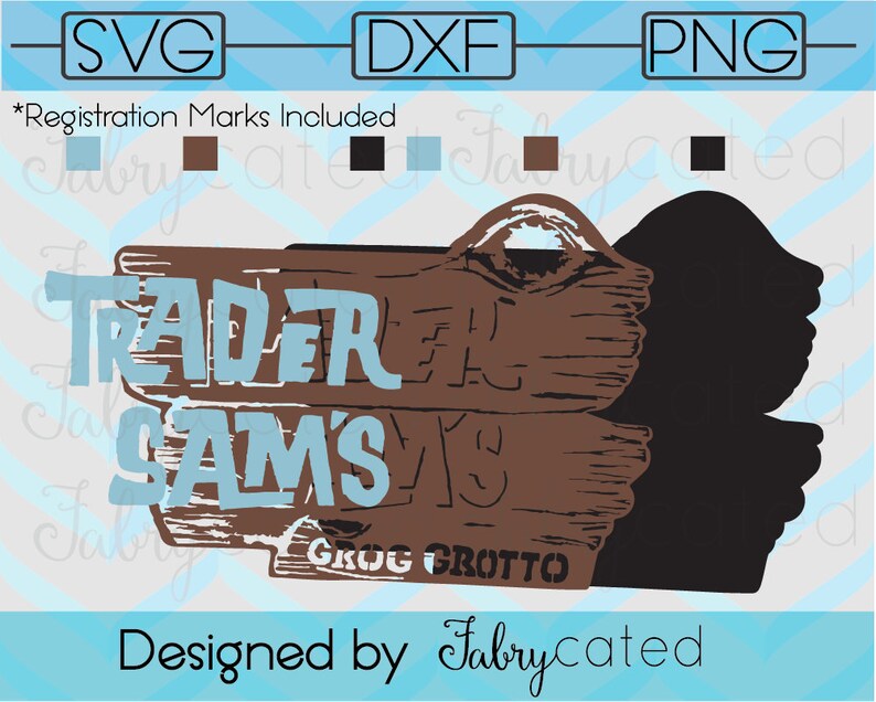 SVG DXF PNG File Only Trader Sam's Grog Grotto Polynesian | Etsy