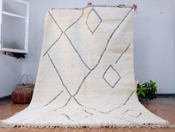 Beni Ouarain From Morocco Beni Ourain Rug Moroccan Rug | Etsy